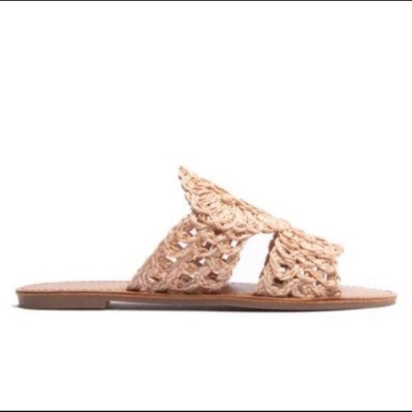 Qupid | Shoes | Qupid Woven Raffia Sandals Blush Sz 6 | Poshmark